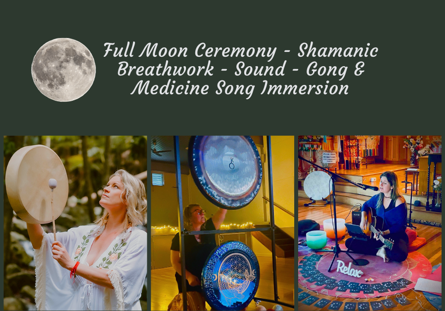 Sept 7th Full Moon Ceremony - Shamanic Breathwork - Sound - Gong ...